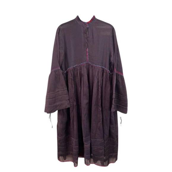 INJIRI | Dresses | New Injiri Bell Sleeve Dress In Purple | Poshmark
